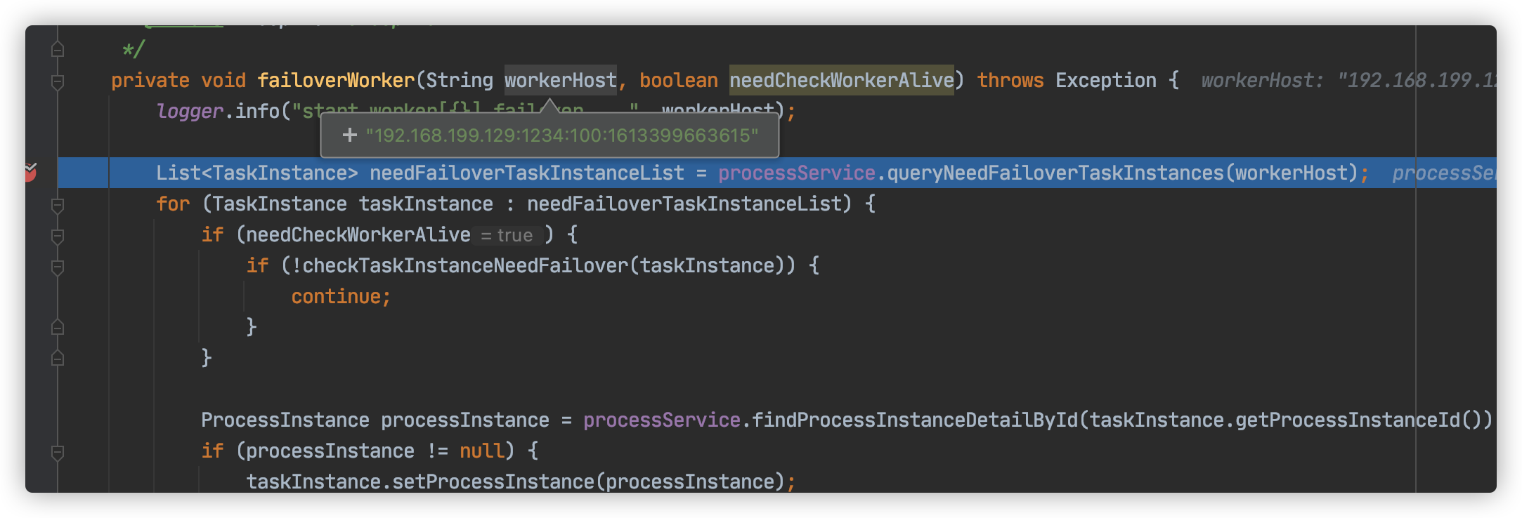 [Bug][server] failoverWorker 容错 · Issue #4757 · apache/dolphinscheduler · GitHub