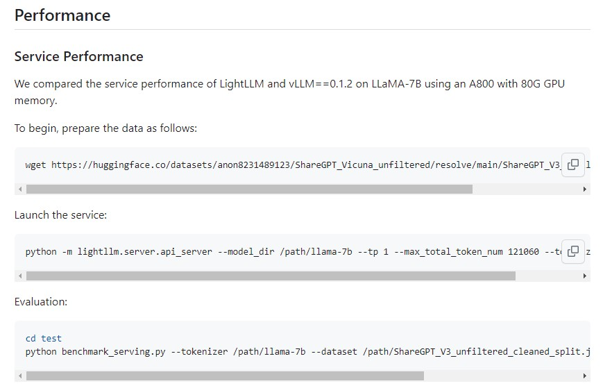 Benchmark无法完整运行 · Issue 54 · Modeltclightllm · Github