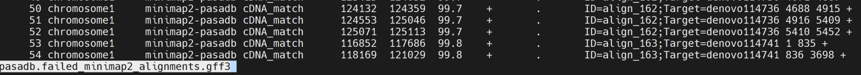 ERROR, transcript *** found with alignment but not recognized in the transcript database · Issue ...