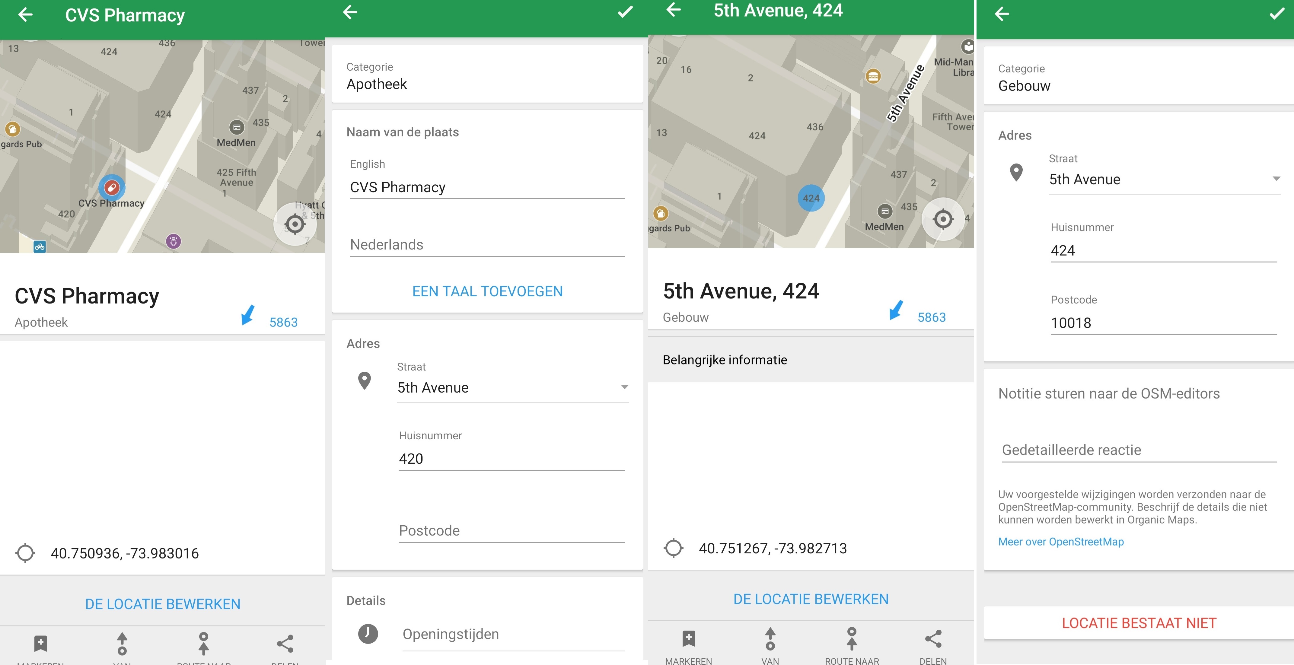 Show full address when selecting POI/marker, including postcode · Issue ...
