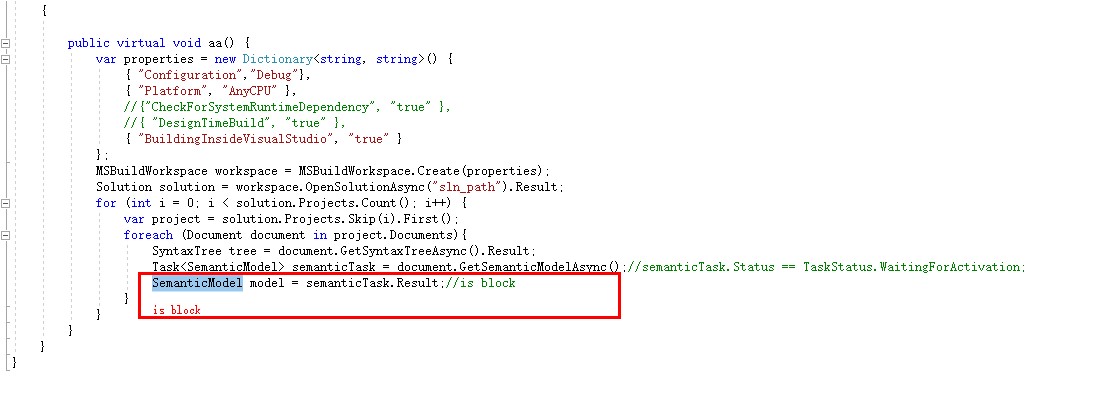 get the "SemanticModel" block for special projects · Issue #31172 · dotnet/roslyn · GitHub