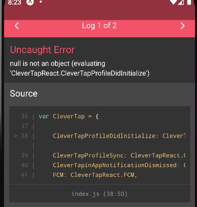 null is not an object (CleverTapReact) · Issue #222 · CleverTap/clevertap-react-native · GitHub