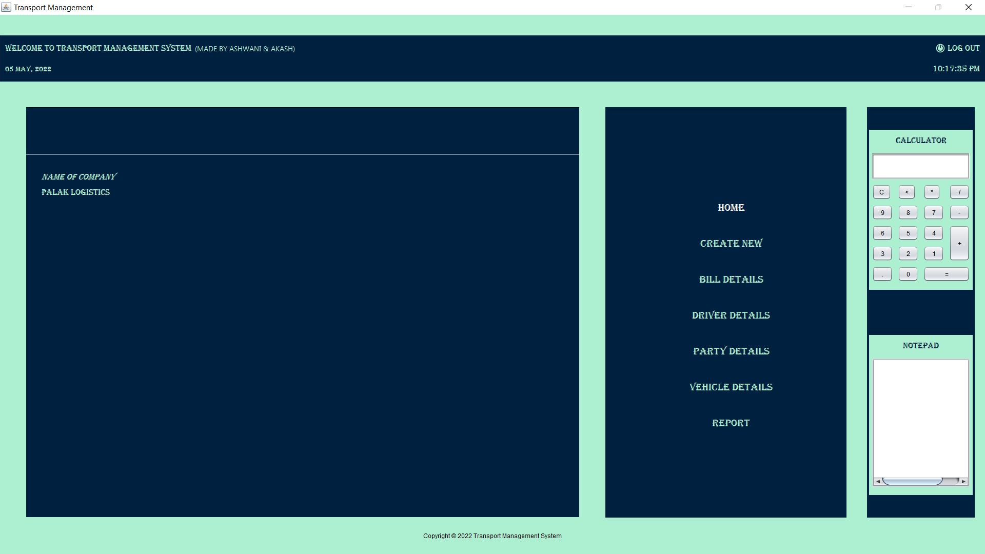 GitHub - AshwaniCoding/TransportManagement: It is a Software which is ...