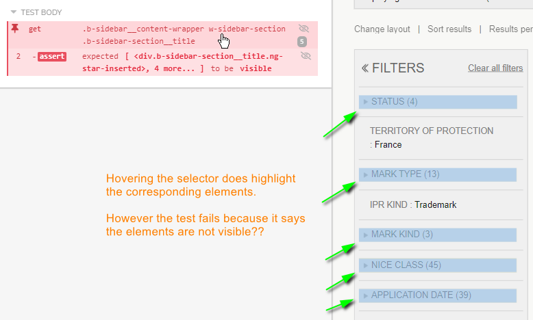 Fails To See A Clearly Visible Element · Issue 17500 · Cypress Io Cypress · Github