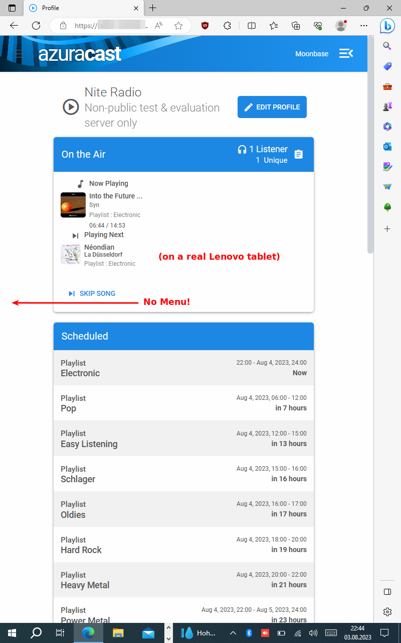 Issue with the appearance of various tables not keeping within fixed card width on screens with ...