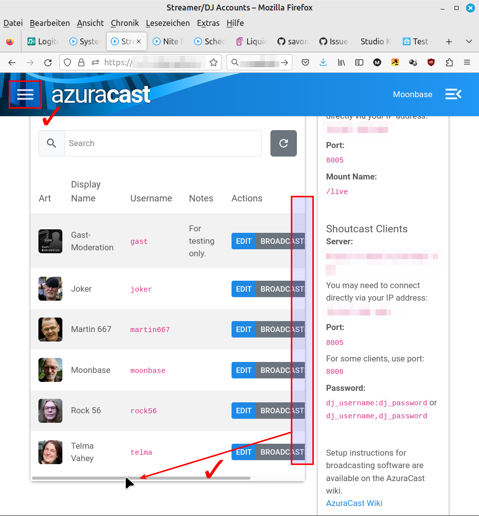 Issue with the appearance of various tables not keeping within fixed card width on screens with ...