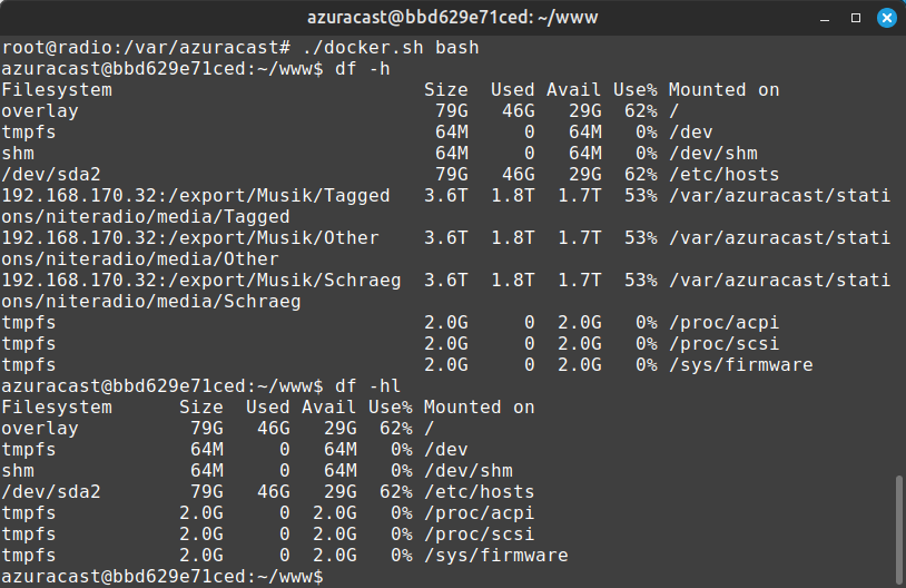 RR #26b79e7: Hidden sftpgo remnants remain after upload · Issue #6535 · AzuraCast/AzuraCast · GitHub