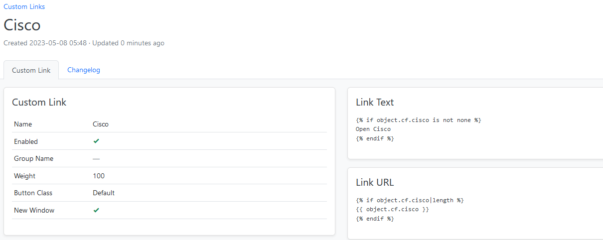 Add Ability To Hide Url In Custom Field But Show Appearance In Custom Links · Issue 12346 7286