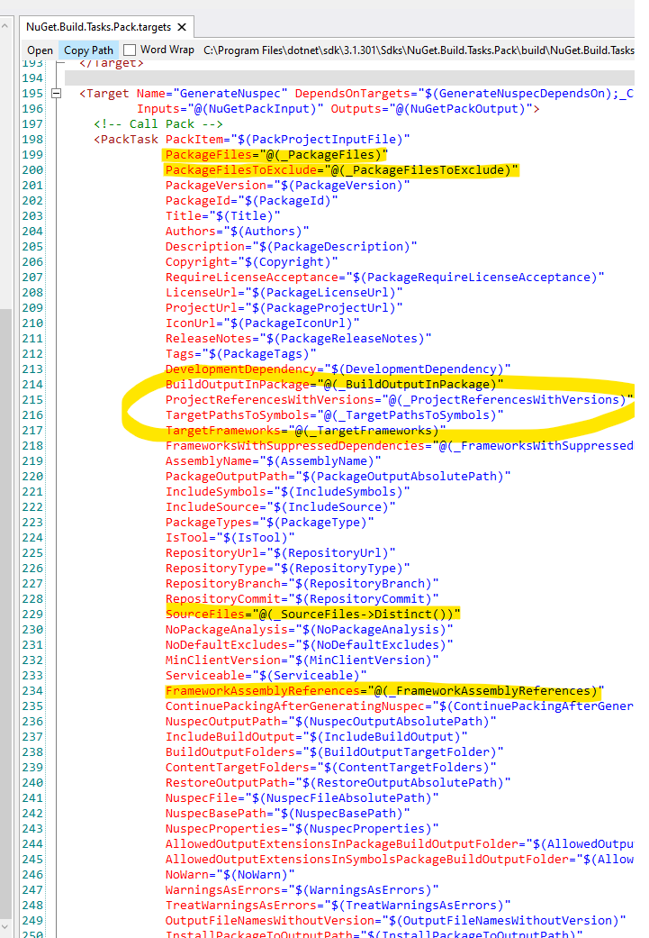 Displaying Items passed to Tasks · Issue #362 · KirillOsenkov/MSBuildStructuredLog · GitHub