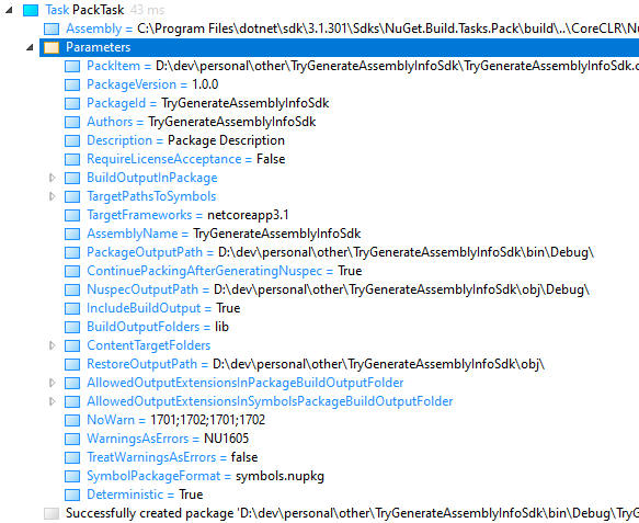 Displaying Items passed to Tasks · Issue #362 · KirillOsenkov/MSBuildStructuredLog · GitHub