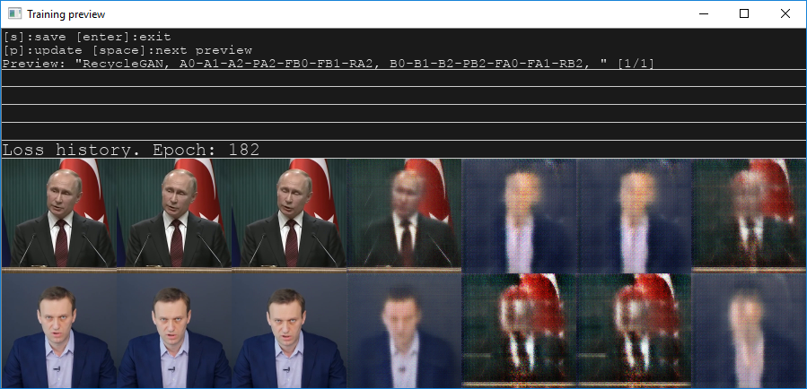 [RecycleGAN] trying to implement · Issue #82 · iperov/DeepFaceLab · GitHub