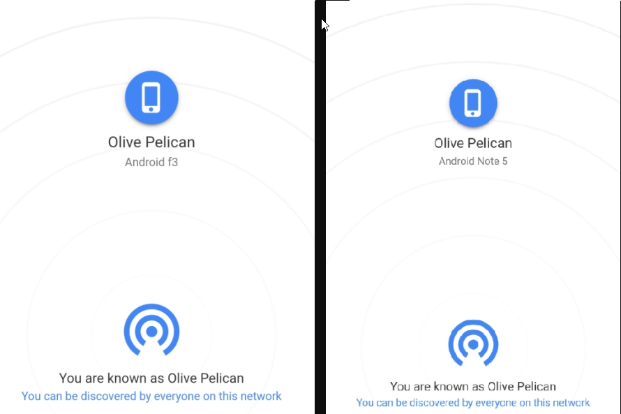 Two Android devices on same network have same name · Issue #148 · fm-sys/snapdrop-android · GitHub
