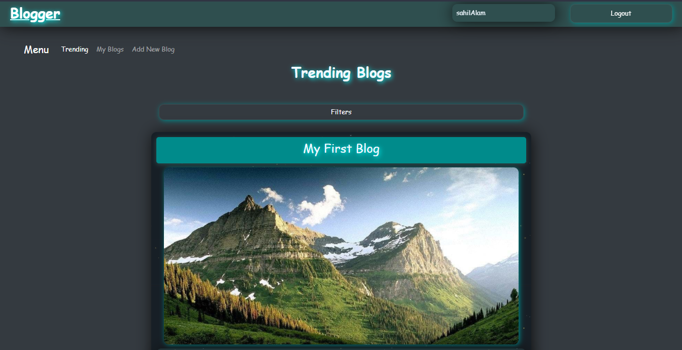 GitHub - sahilalam/Blogger_App: Blogger App frontend created with StackBlitz ⚡️