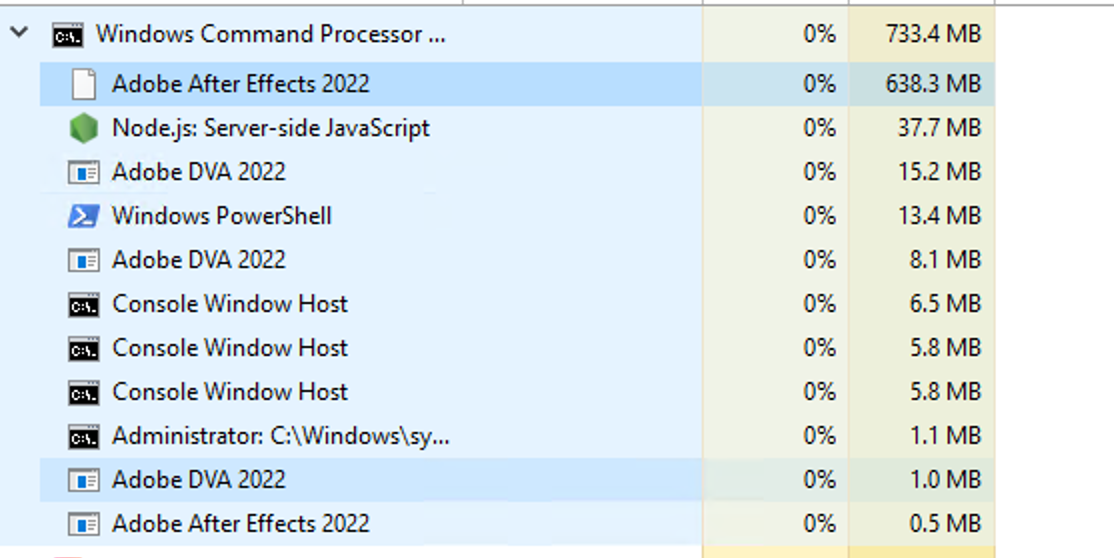 aerender ERROR An existing connection was forcibly closed by the remote host. · Issue #769 ...