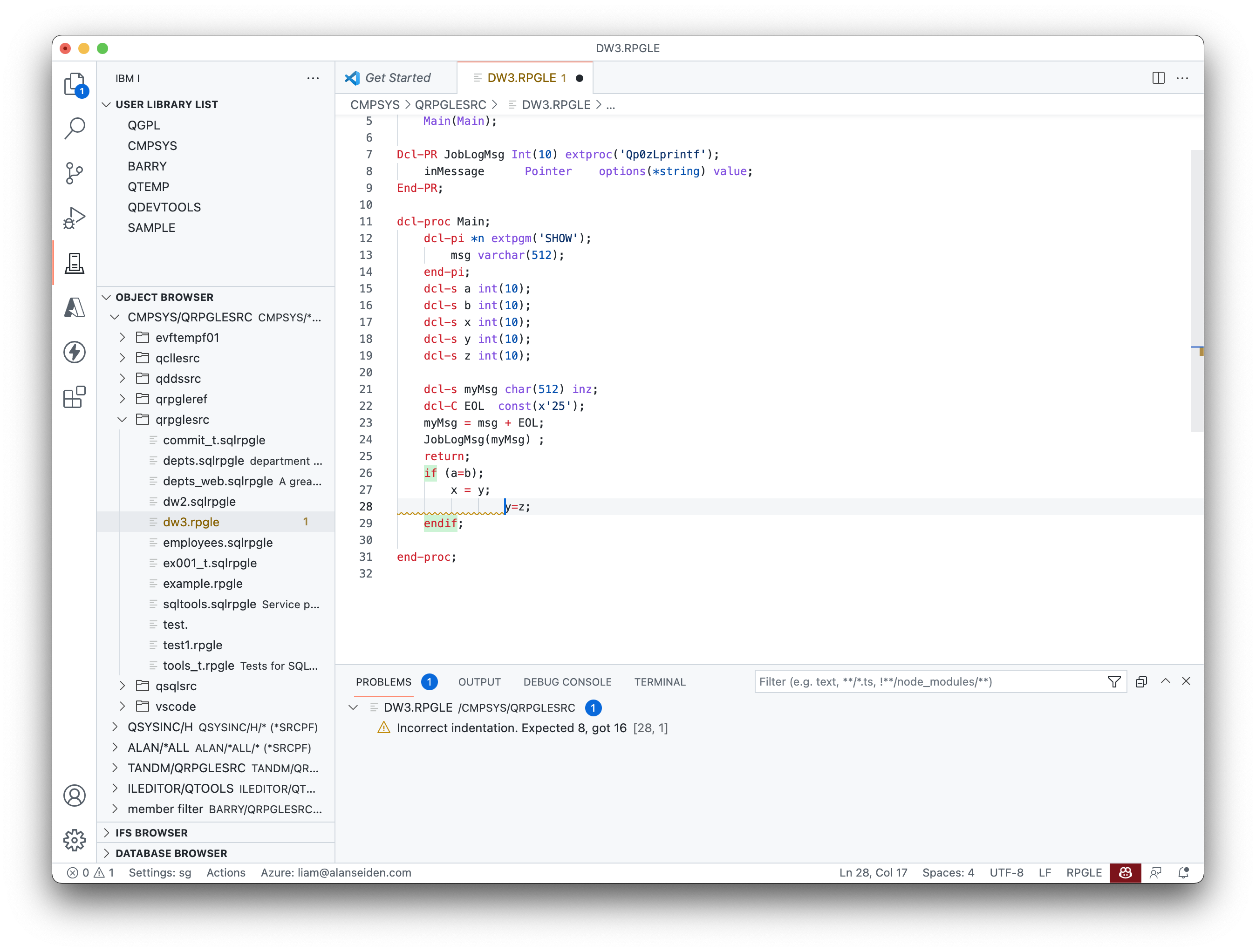 rpgleIndentationEnabled Gone? · Issue #15 · codefori/vscode-rpgle · GitHub