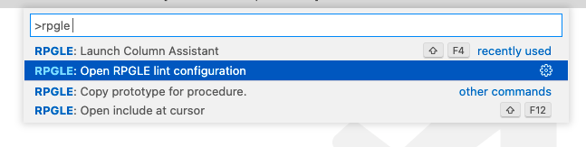Code completion + linter · Issue #25 · codefori/vscode-rpgle · GitHub