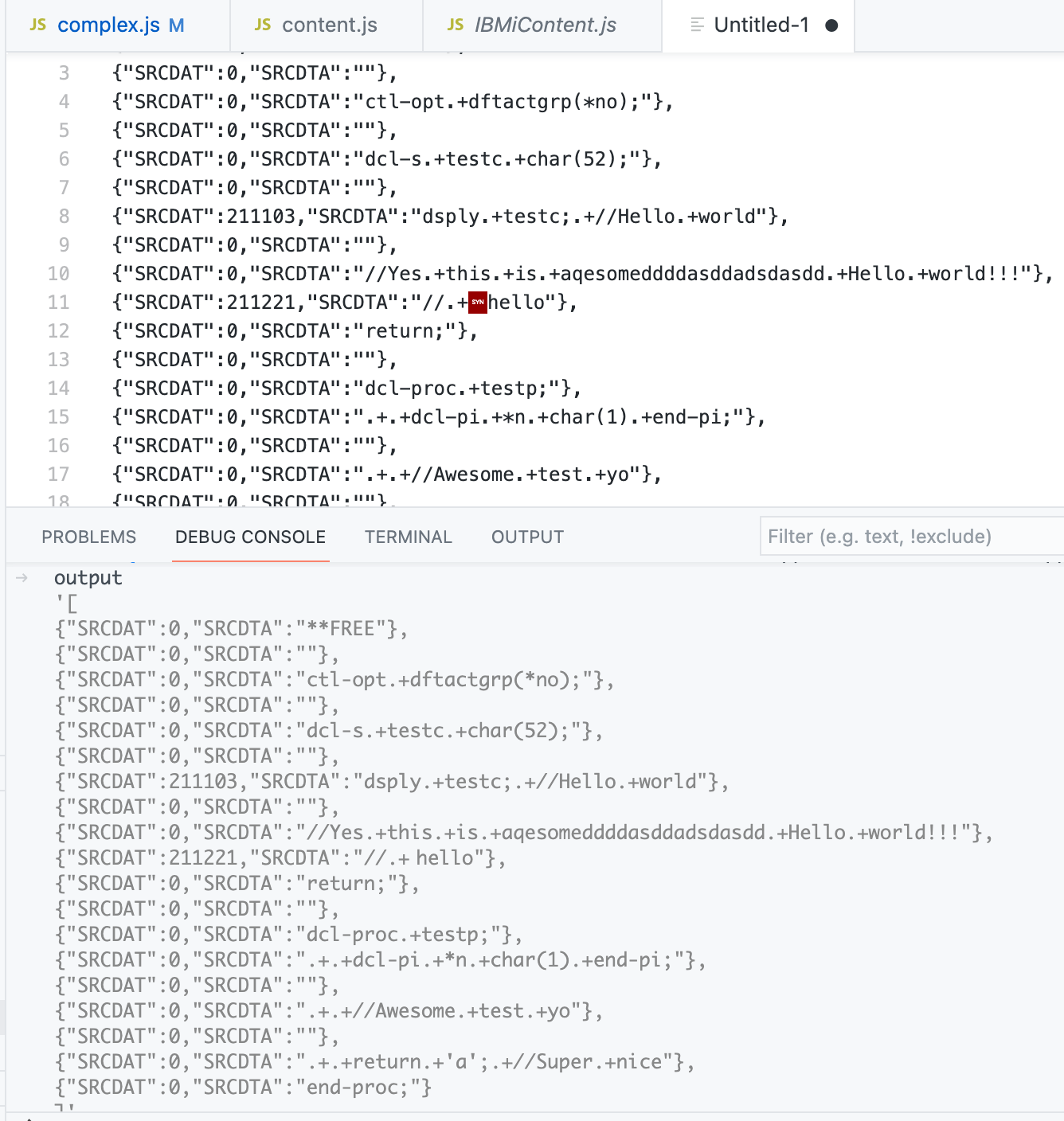 Unable to open member with "color codes" · Issue #450 · codefori/vscode-ibmi · GitHub