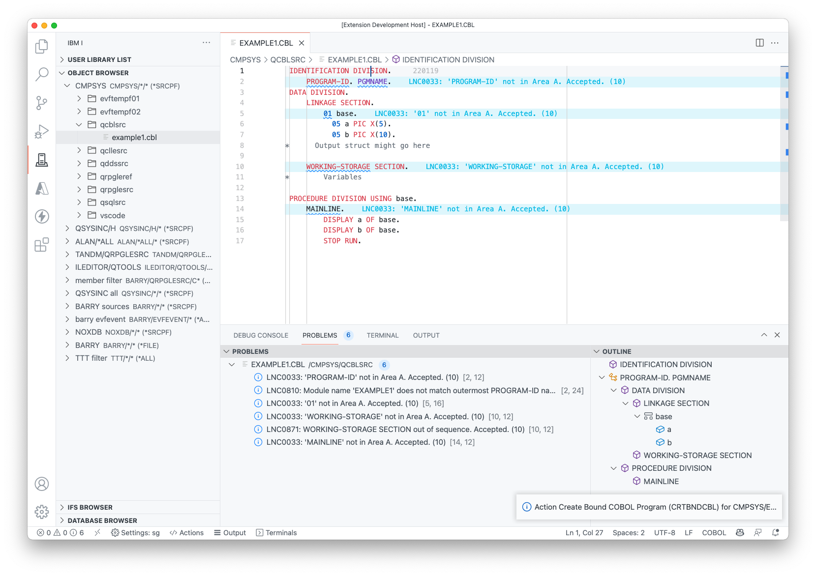 Outline view · Issue #312 · spgennard/vscode_cobol · GitHub