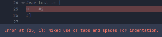 Multiline declarations with mixed tabs and spaces can't be commented out easily · Issue #80360 ...