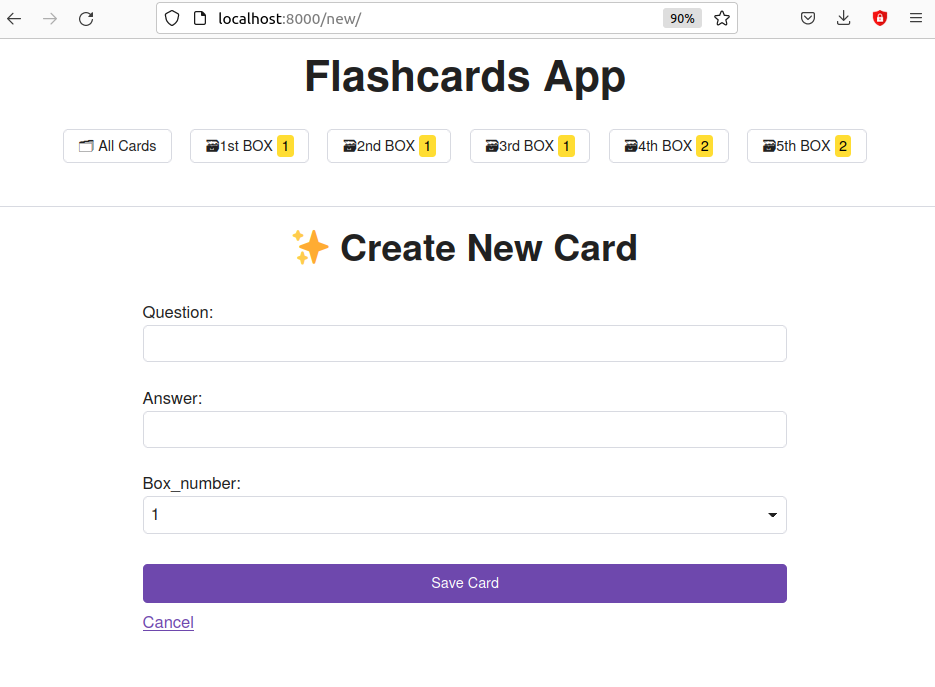 GitHub - mohammadteeti/FlashCardApp: A web application which implements a Flash Card Game