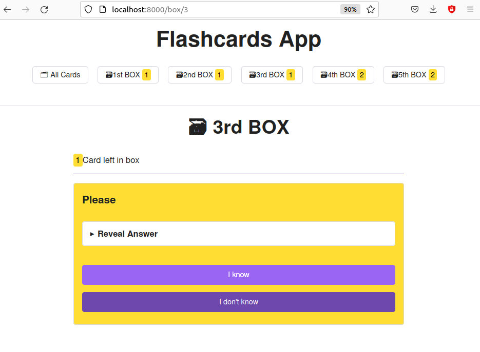 GitHub - mohammadteeti/FlashCardApp: A web application which implements a Flash Card Game