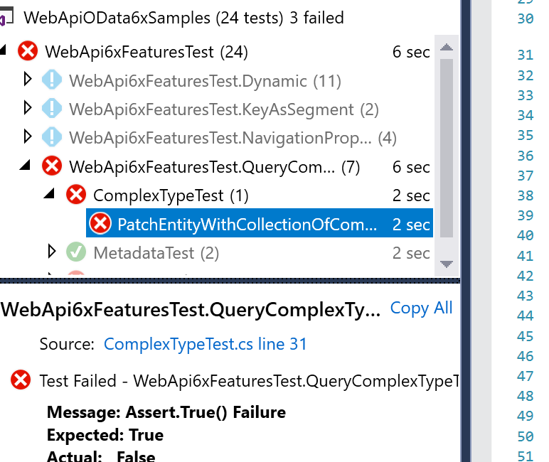 Patch an entity with collection of complex type property doesn't work. · Issue #5 · xuzhg ...