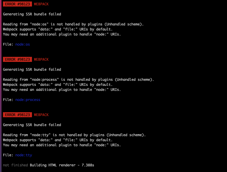Webpack Build Errors With Yarn V3 And `supports Color9` · Issue 34101 · Gatsbyjsgatsby · Github 6743