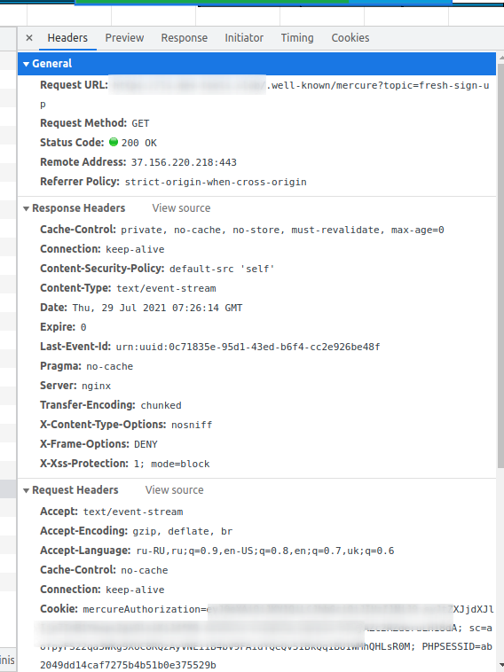 Reconnection problem. Long time connect. · Issue #542 · dunglas/mercure · GitHub