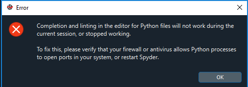 Completion and Linting in the Editor for Python files KILLING MY LIFE ...