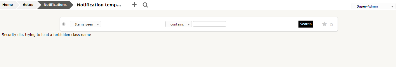 Error in Page of Notification Templates · Issue #3679 · glpi-project ...