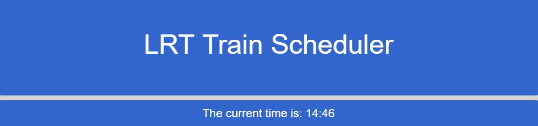 GitHub - weirbran/Train-Scheduler: Scheduler app that enables users to create a train schedule ...