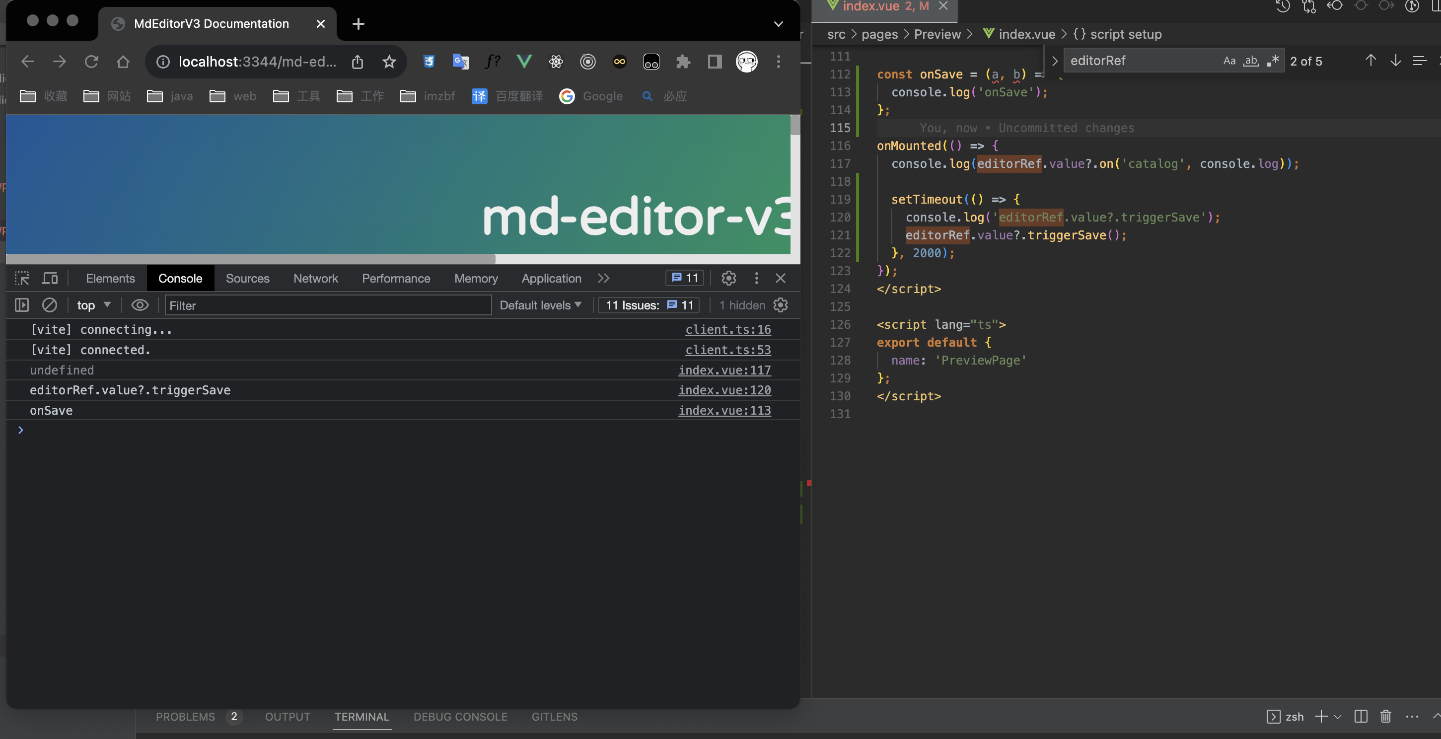 手动调用保存方法不会触发onSave回调 · Issue #364 · imzbf/md-editor-v3 · GitHub