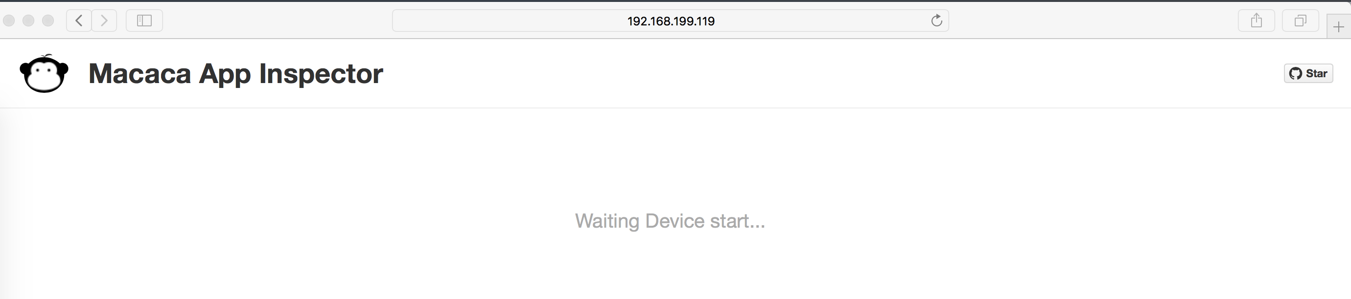 app-inspector waiting device start... · Issue #899 · alibaba/macaca · GitHub