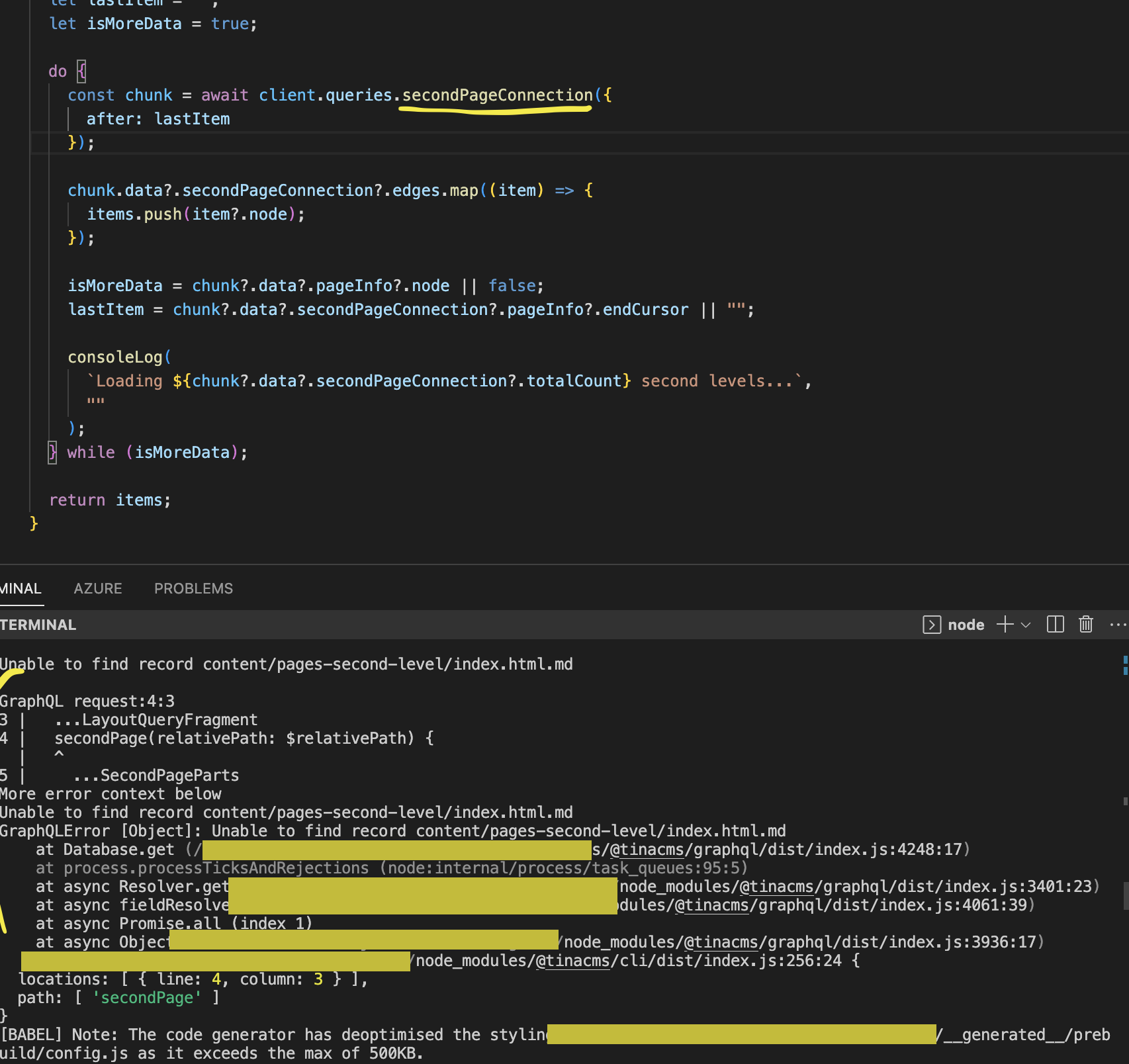Deleting an item of a reference collection causes query failures · Issue #3701 · tinacms/tinacms ...