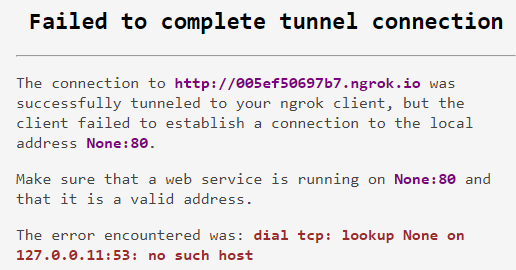 Ngrok tunnel connection failed for bentoml serve --run-with-ngrok · Issue #1571 · bentoml ...