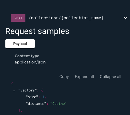 Unable to create collection · Issue #1051 · qdrant/qdrant · GitHub