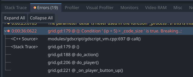 Internal Script Error Opcode 0 · Issue 75550 · Godotenginegodot · Github
