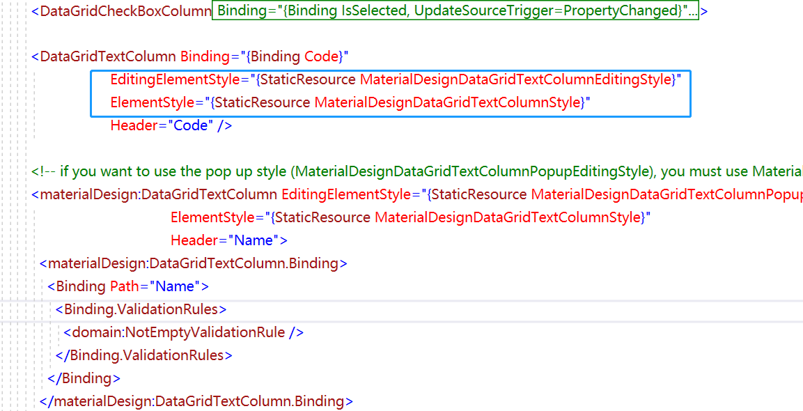 Is it possible to embed ElementStyle & EditingElementStyle in Style ...