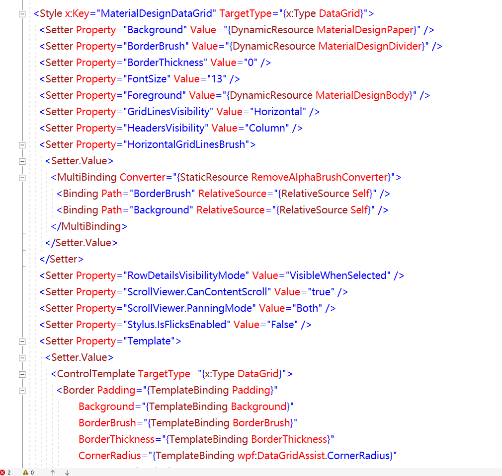 Is it possible to embed ElementStyle & EditingElementStyle in Style ...