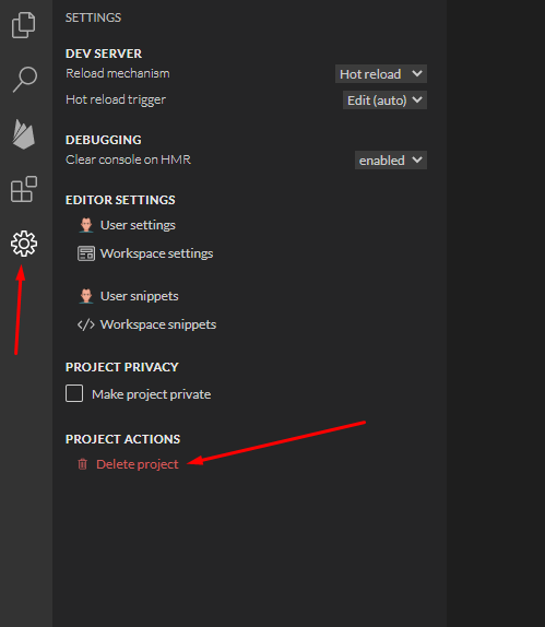 No Delete Button · Issue #1256 · stackblitz/core · GitHub