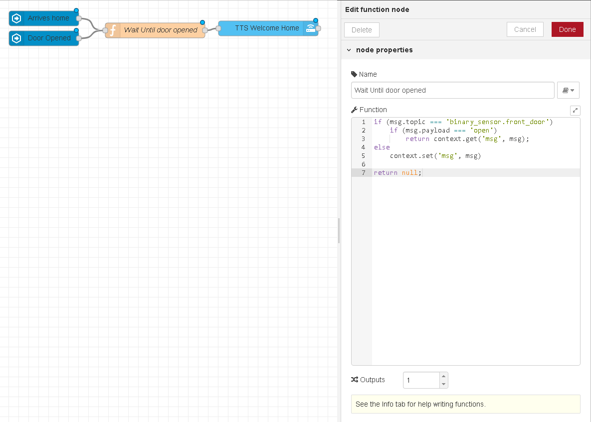 Wait Node Possible New Node Looking For Feedback · Issue 82 · Zachowjnode Red Contrib Home