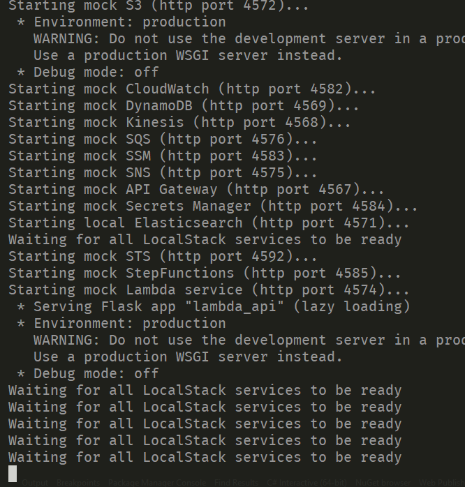 Localstack taking too long to become ready · Issue #1202 · localstack/localstack · GitHub