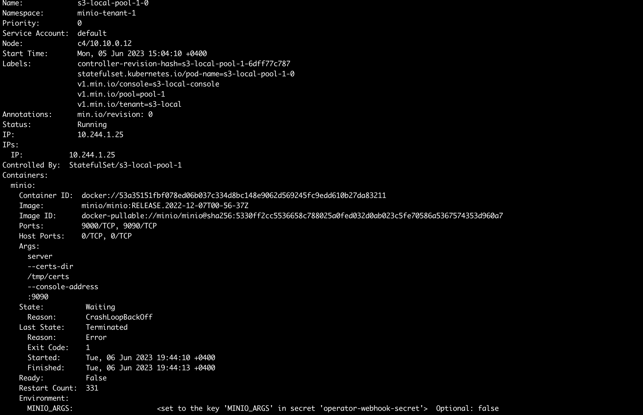 panic: runtime error: invalid memory address or nil pointer dereference · Issue #1624 · minio ...