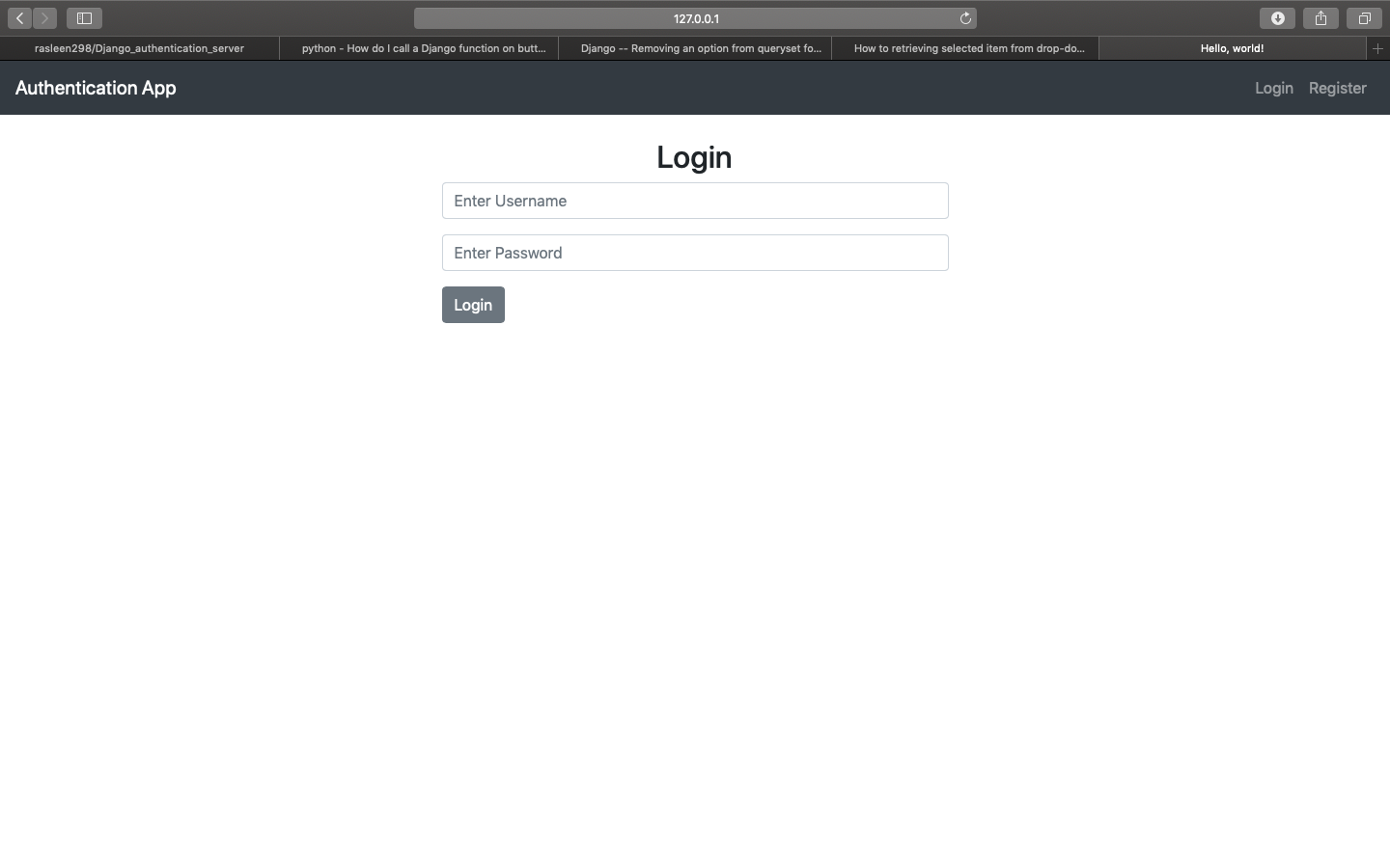 GitHub - rasleen298/Django_authentication_server: Implemented a frontend/backend server which ...