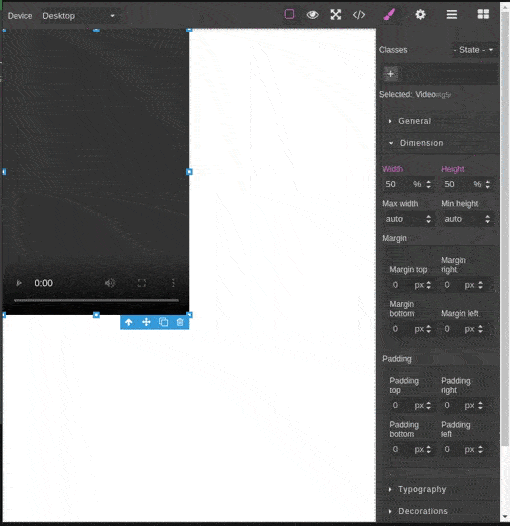 BUG: Resize with percentage · Issue #3186 · GrapesJS/grapesjs · GitHub