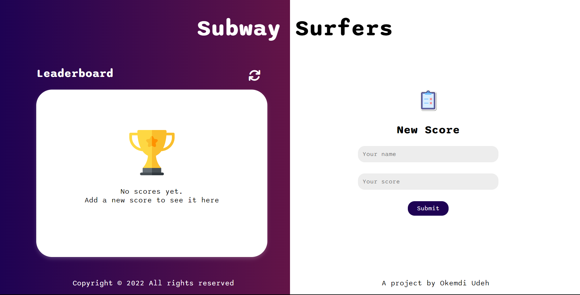 GitHub - Shisui6/leaderboard: Leaderboard is a web application that displays scores submitted by ...