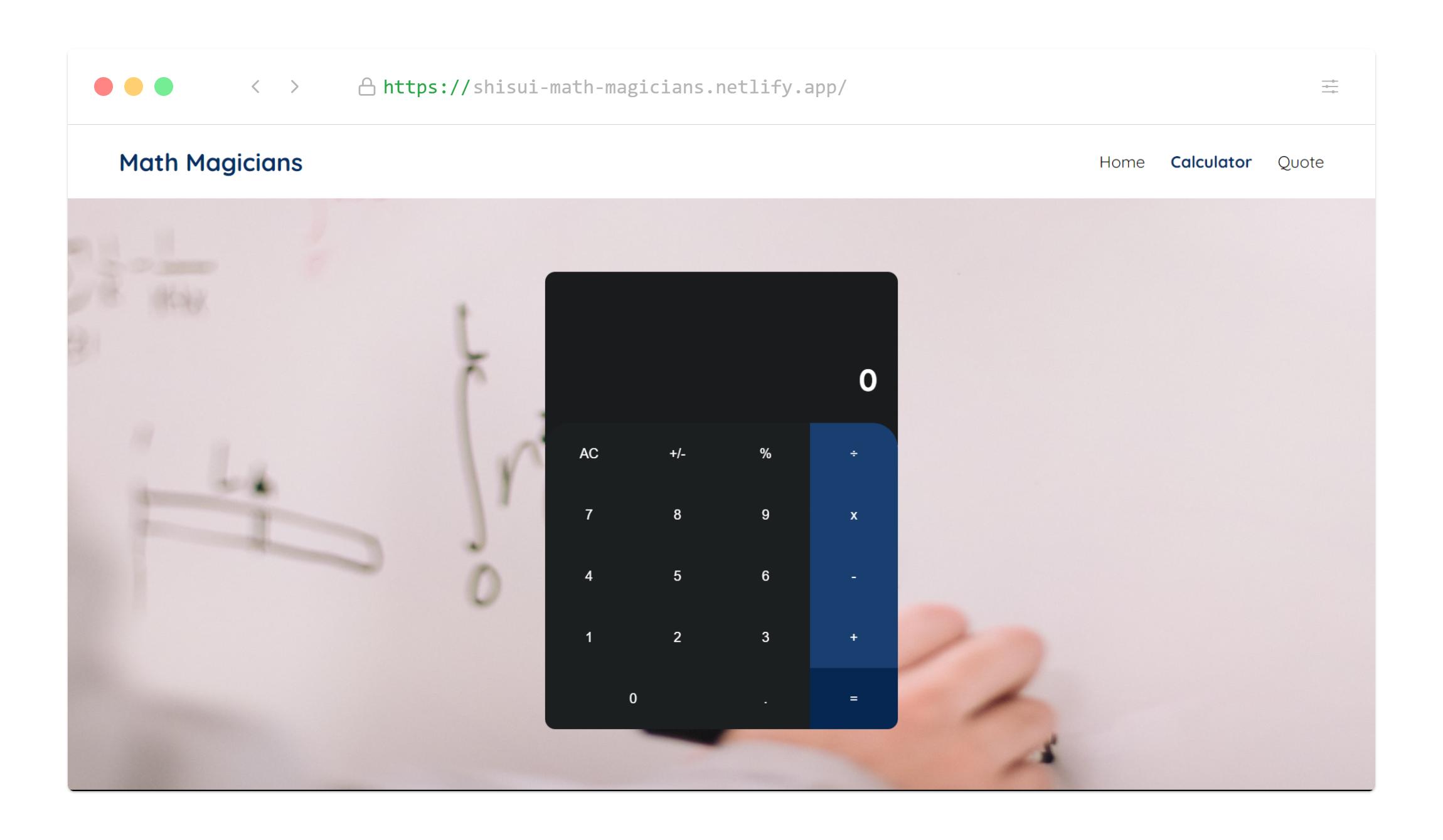 GitHub - Shisui6/math-magicians: Math magicians is a website for all ...