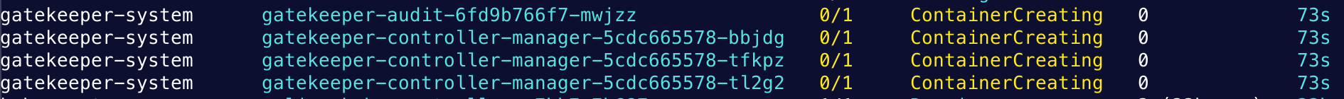 When setting failurePolicy to Fail, audit and controller manager pods are stuck in ...