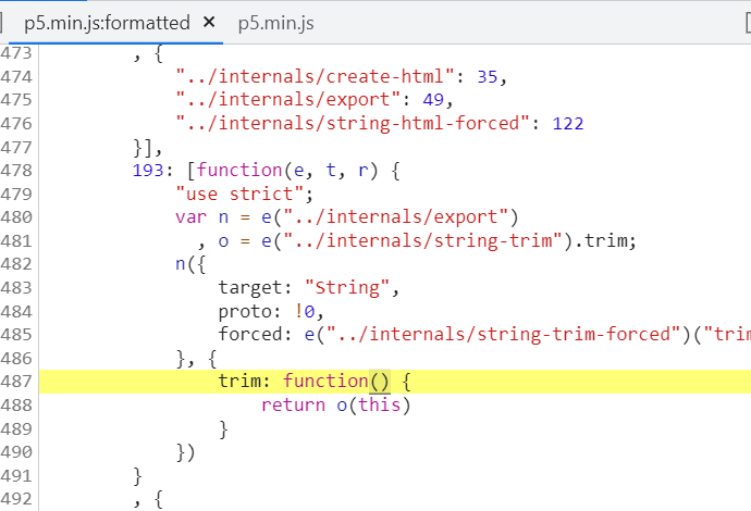issue with trim function · Issue #5658 · processing/p5.js · GitHub