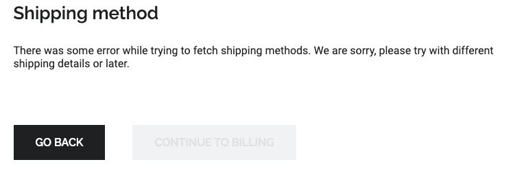 No shipping method in checkout · Issue #5463 · vuestorefront/vue-storefront · GitHub